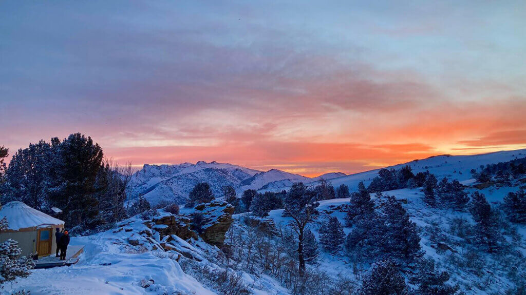 Ruby Yurts | Ruby High Yurt & Conrad Creek Yurt Near Elko, NV