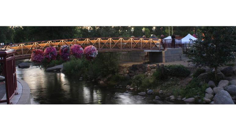 Downtown Reno Riverwalk Along the Riverwalk District