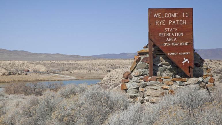 Rye Patch State Recreation Area on Interstate 80