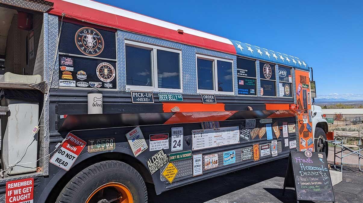 Get Sauced NV | BBQ Bus in Pioche, Nevada | Places to Eat in NV